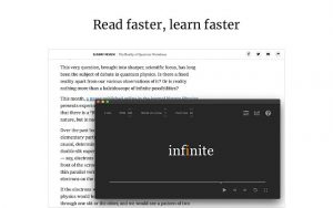 SwiftRead: Read two or three times faster (formerly known as Spreed) - Chrome瀏覽器擴充功能